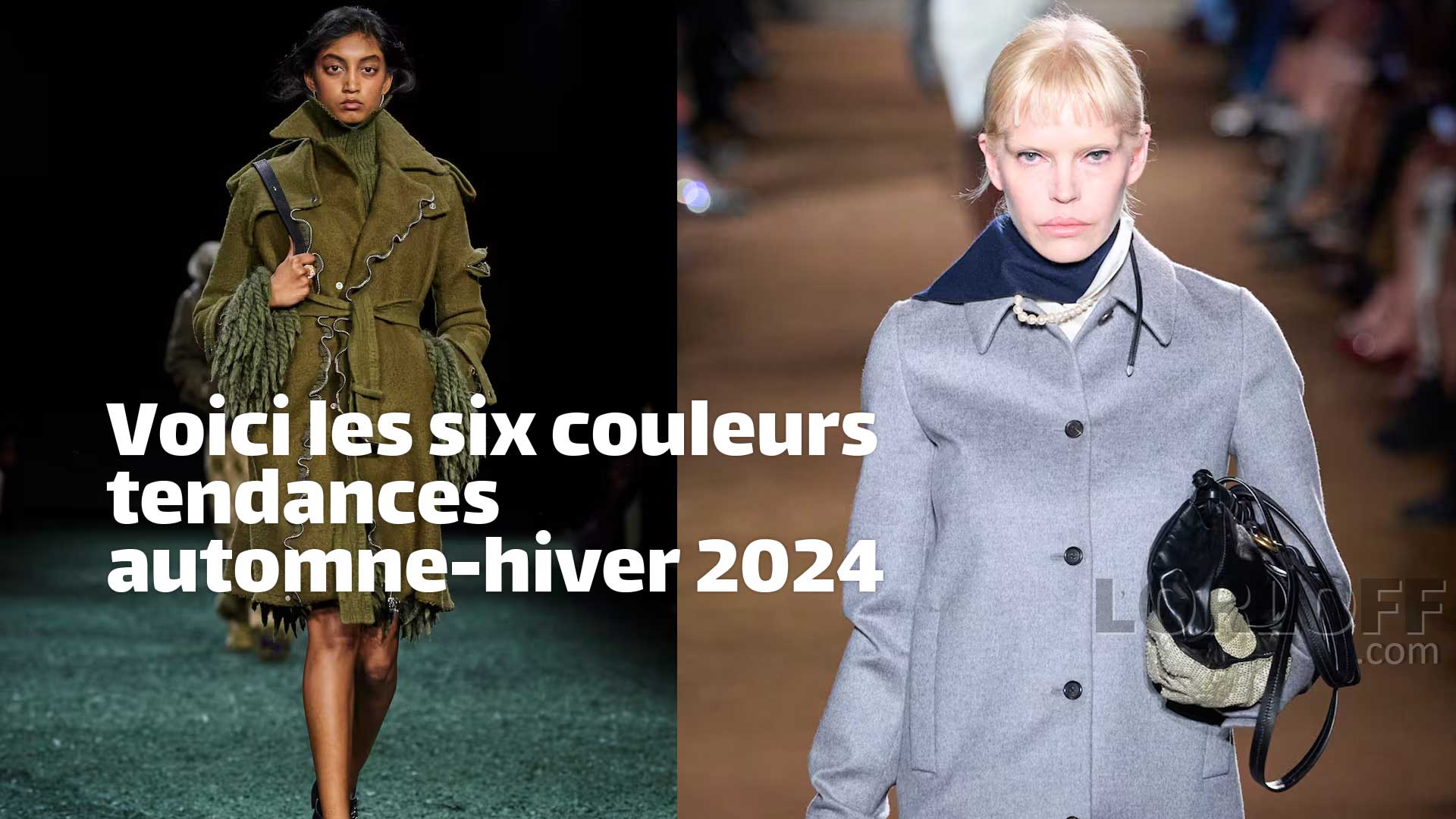 Voici les six couleurs tendances automne-hiver 2024 - L'ORLOFF