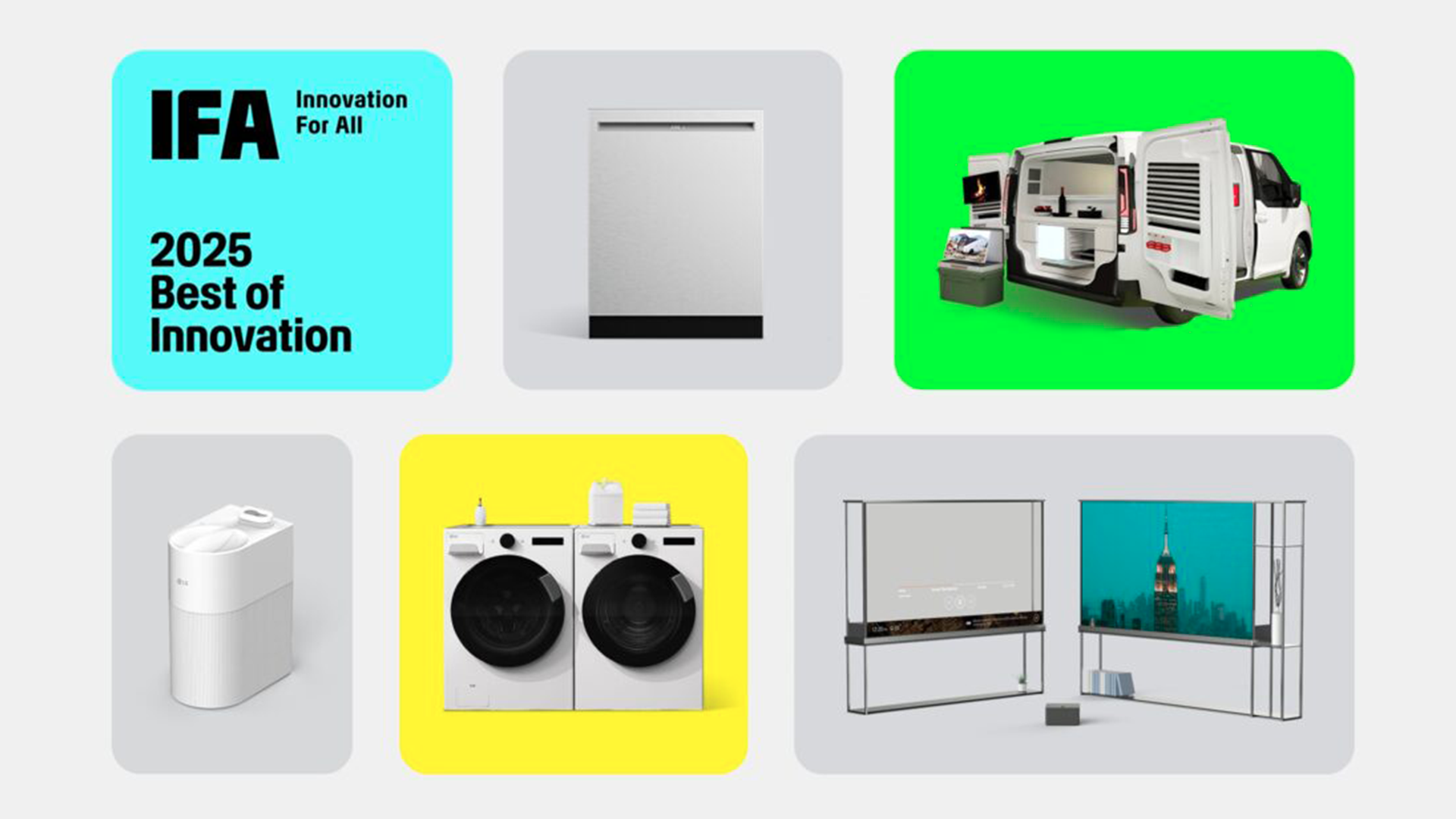 LG triomphe aux IFA 2025 Innovation Awards avec 17 distinctions - L'ORLOFF